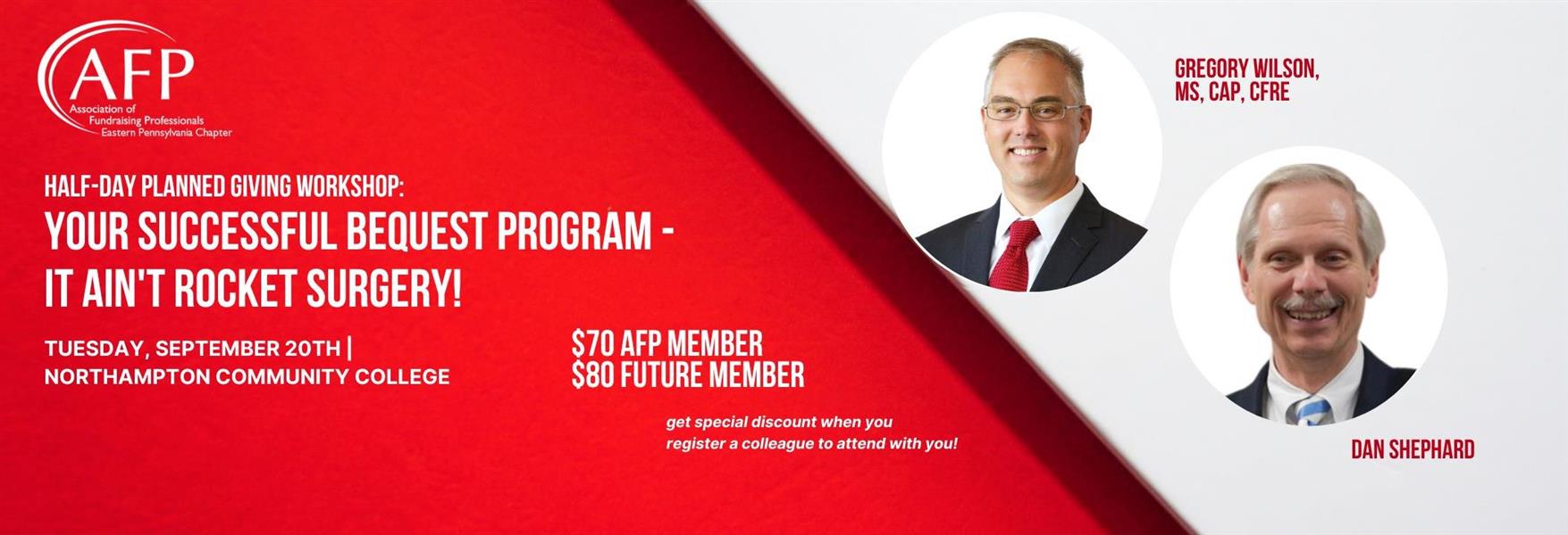 Your Successful Bequest Program - It Ain't Rocket